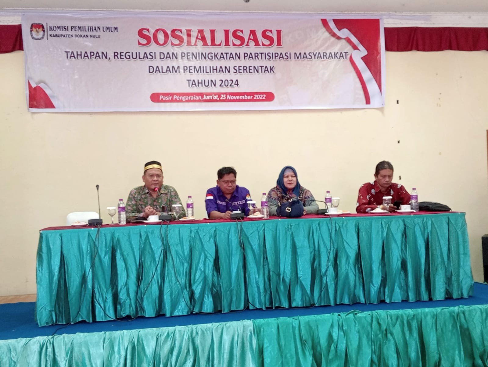 KPU Rohul Sosialisasi Tahapan Regulasi dan Peningkatan Partisipasi ...