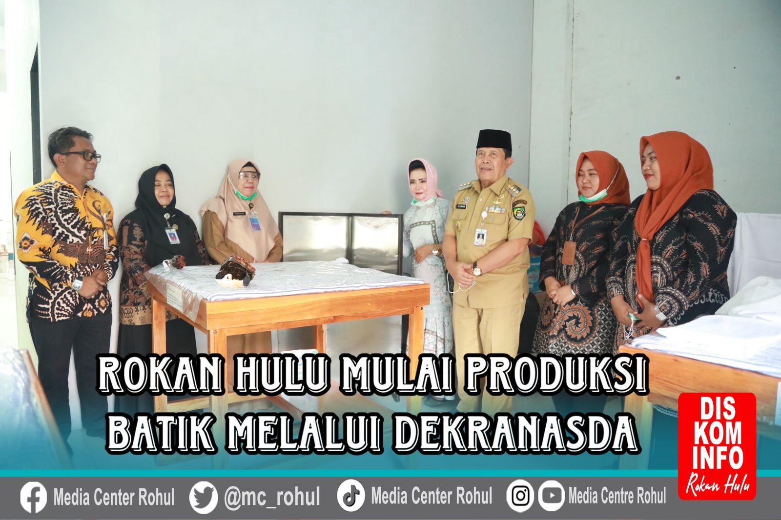 Dekranasda Rohul Optimis Batik Rohul Mampu Bersaing - Segmen News