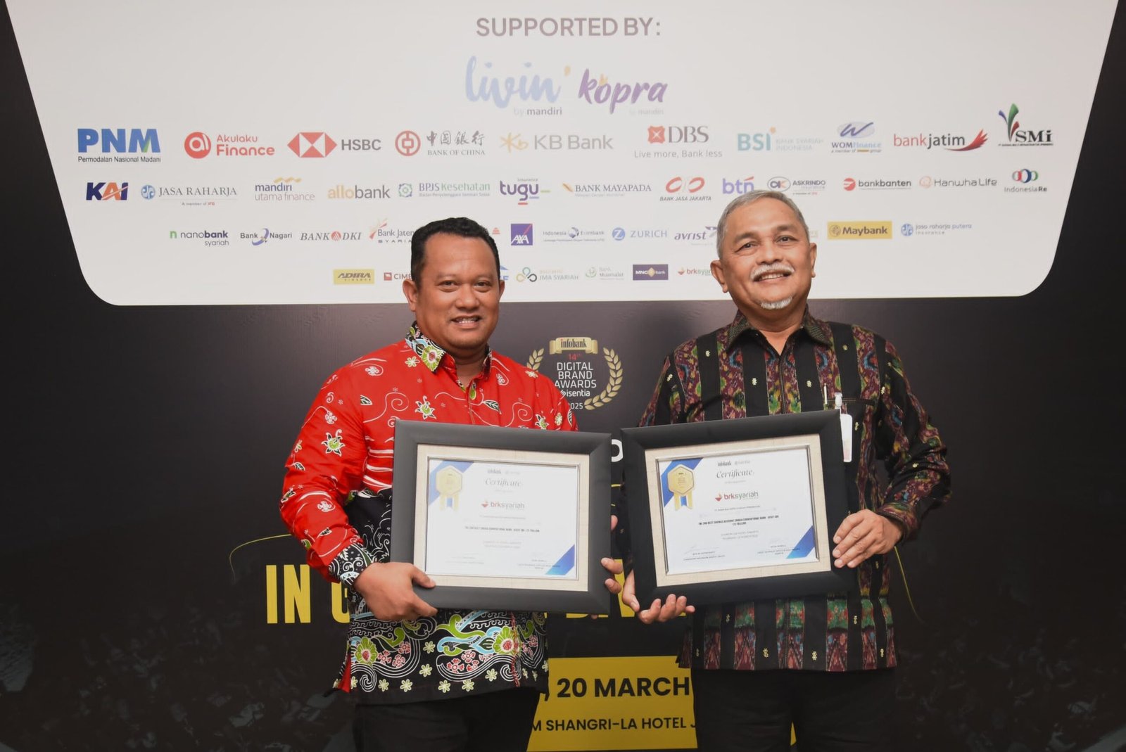 BRK Syariah Raih 2 Penghargaan Infobank-Isentia Digital Brand Appreciation 2025 - Segmen News